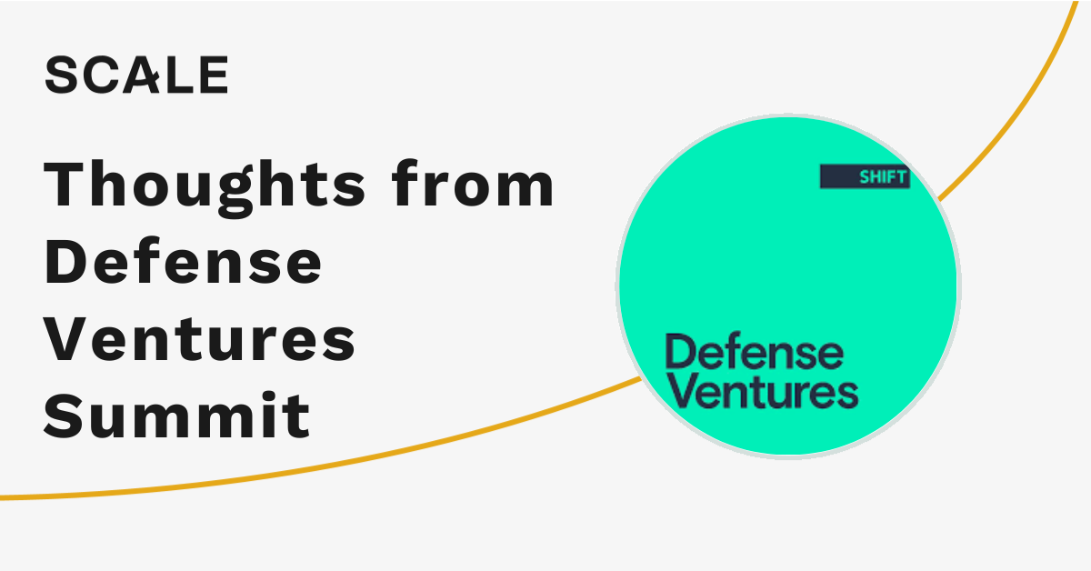 Why we win: The new wave of investment in defense - Scale Venture Partners