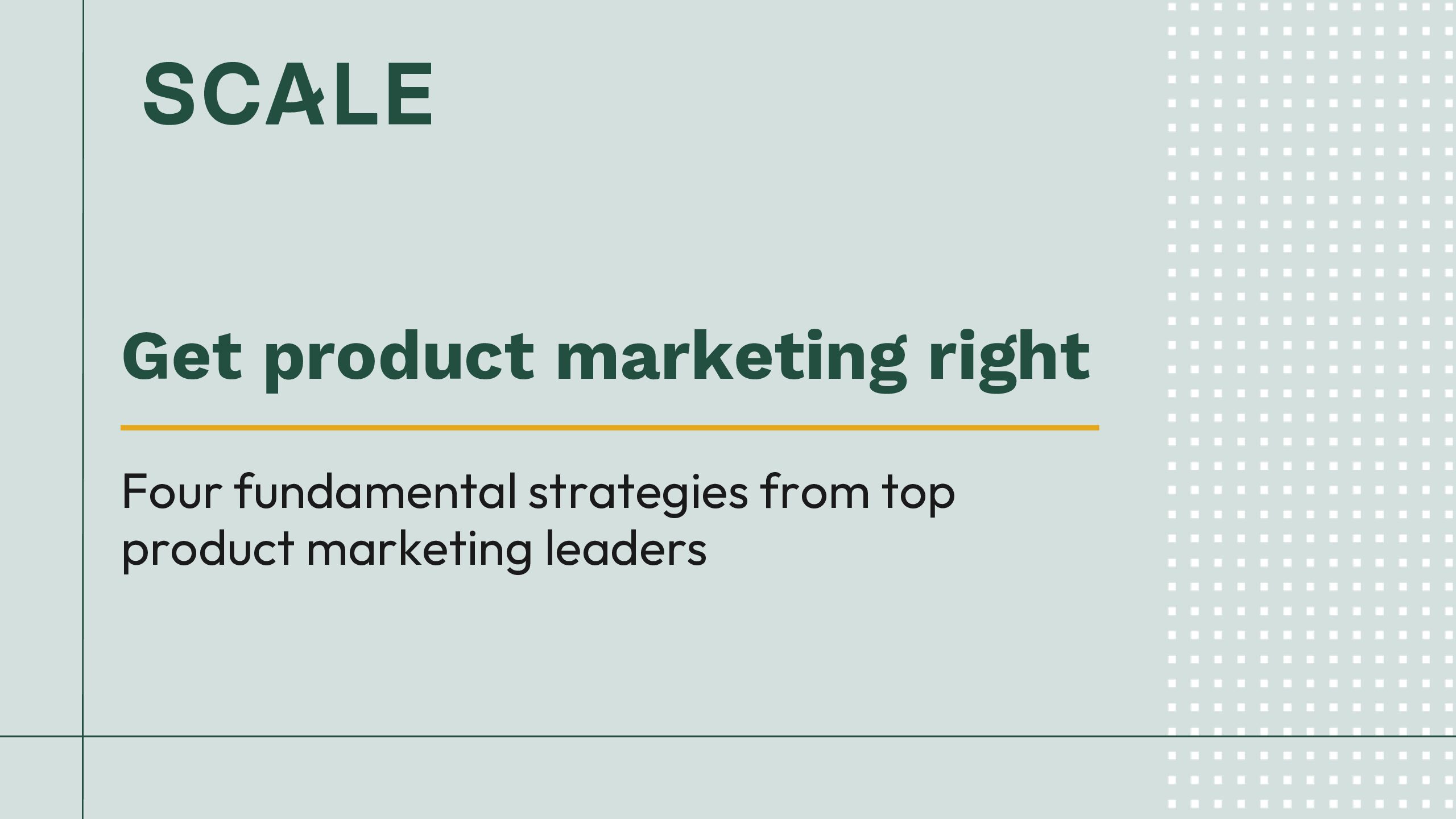 Early-Stage Enterprise Software Investors - Scale Venture Partners